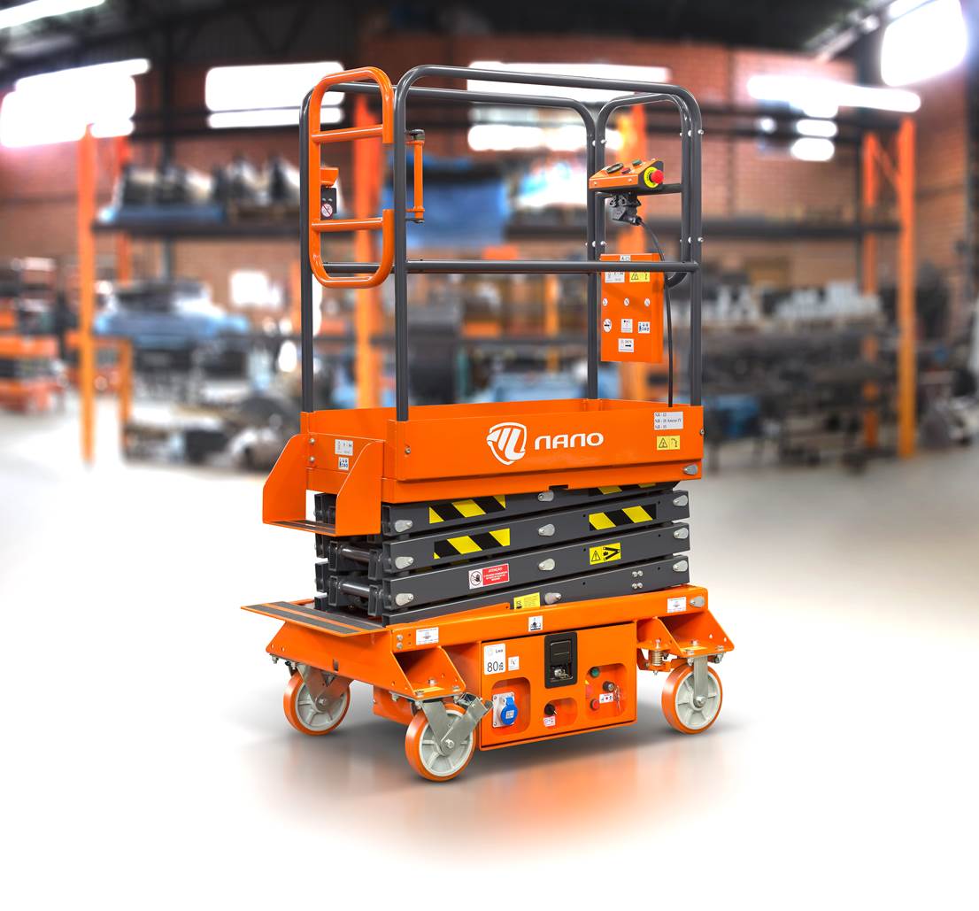 Mini Plataforma Elevatória Tesoura Manual! Conheça, COMPRE
